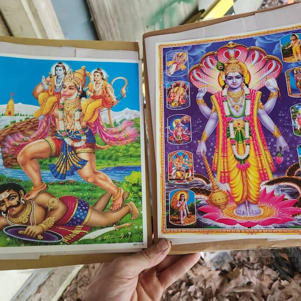 Shiva Linga - vintage-syle Indian Hindu Devotional Poster Print - Etsy