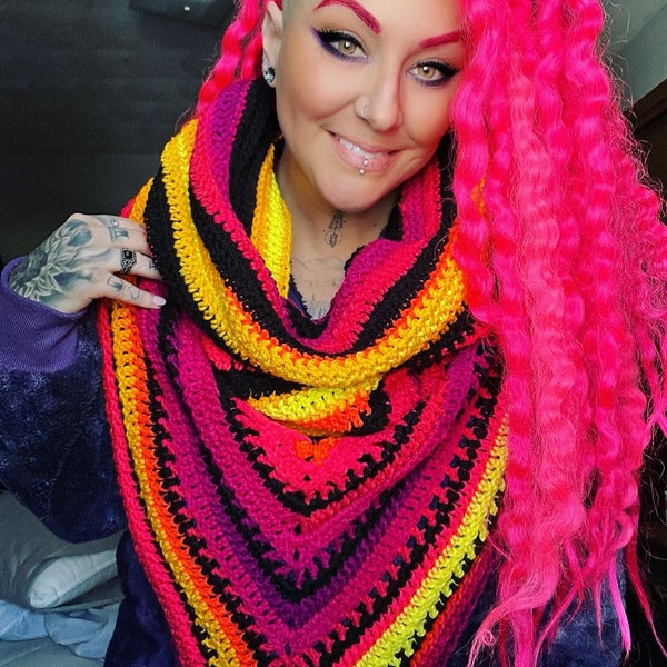 Red and Black Twisted Knit Ear Warmer: Chunky Messy Bun Hat - Etsy