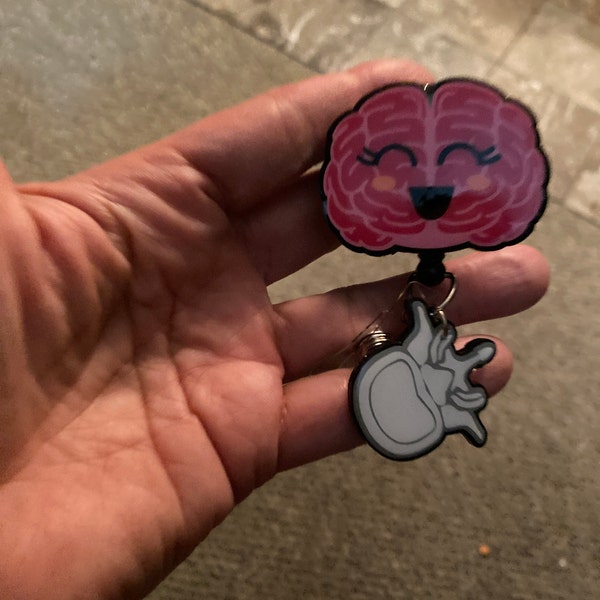 Brain Badge Reel| Brain Id Holder| Brain Badge| Neurologists Badge Reel ...