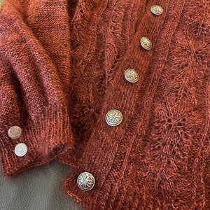 10 Jean Tack Shank Buttons Wheatear Pattern Antique Bronze | Etsy