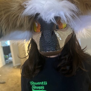 Custom Raptor Mask With Long Ears - Etsy