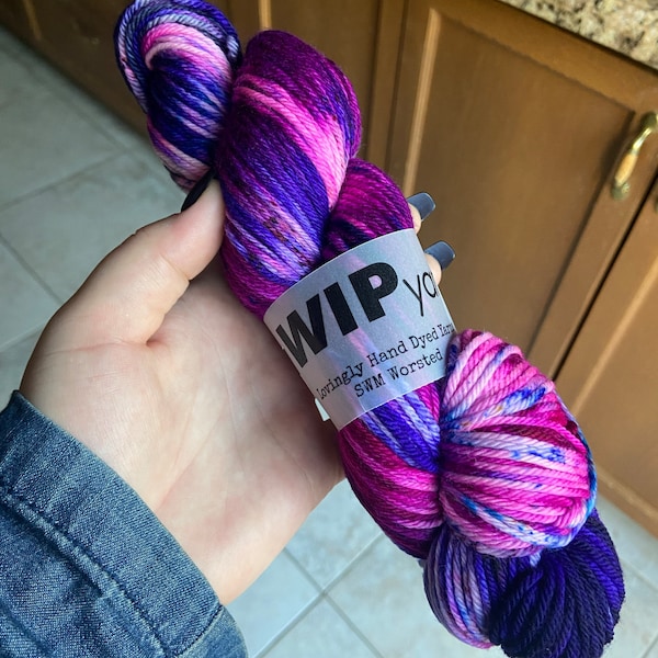 Orion Nebula Galaxy Hand Dyed Variegated Yarn, Superwash Merino Wool ...