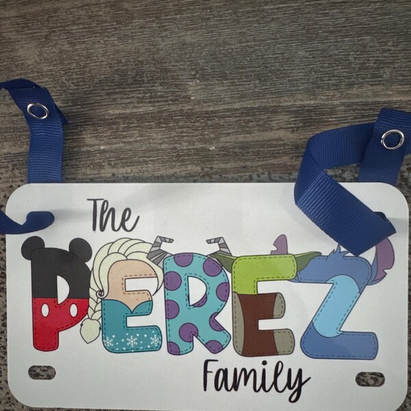 Personalized Stroller Sign, Amusement Park Sign, Quick Ship, Stroller ...