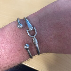 Sterling Silver Fully Adjustable Bangle Bracelet - Etsy