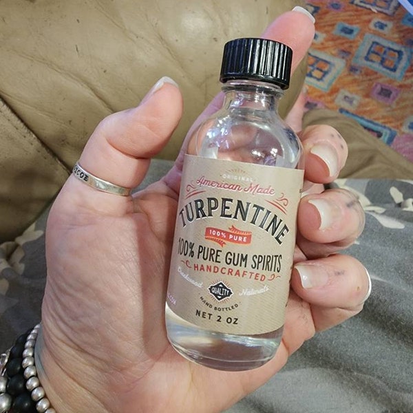 100% Pure Gum Spirits of Turpentine - American Made! NOT Imported ...