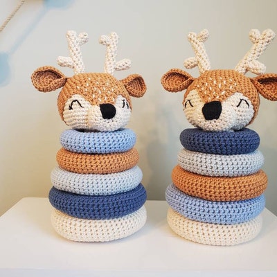 PDF Pattern: Little Deer Stacking Ring Crochet Toy - Etsy
