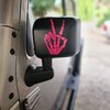 Skeleton Peace Sign Vinyl Decal, Peace Sign Sticker, Peace Sign Decal ...