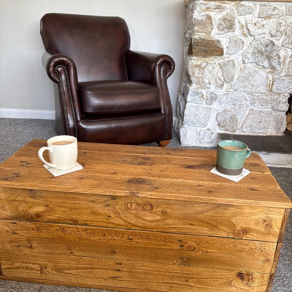 Rustic Wooden “log Store” Box With Hinged Lid. - Etsy UK