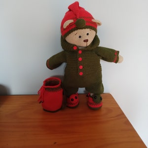 Crochet Pattern of Christmas Clothes for a Bear Teddy. - Etsy
