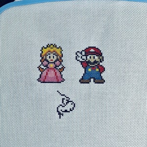 Super Mario retro Video Game Super Mario Cross Stitch Pattern PDF ...