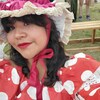Red Button Mushroom Hat With White Dots, Decorated With Cotton Laces ...