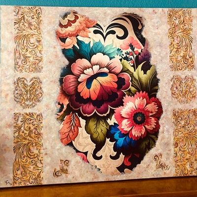 Large Decoupage Tissue Paper Tatonka Designs by Whimsykel 18 Lb Whimsey ...