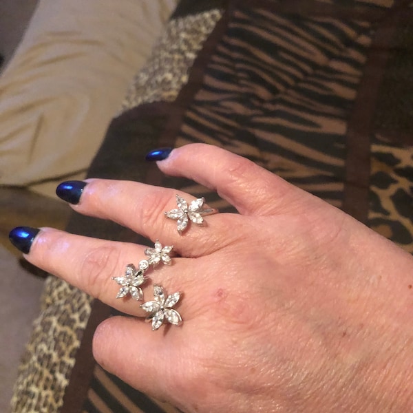 Ring, Double Ring, 2 Finger Ring, Two Finger Ring, Finger Ring ...