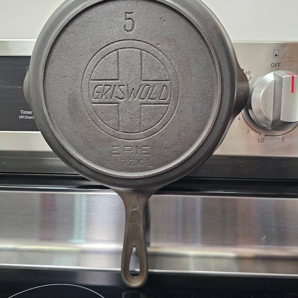 Rare Complete #0, 5-12 "wagner" Sidney Cast Iron Skillet Set With Heat ...