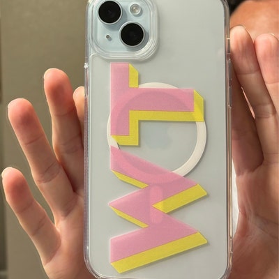 Large Monogram Phone Case, Custom Initial iPhone Case, Personalised ...