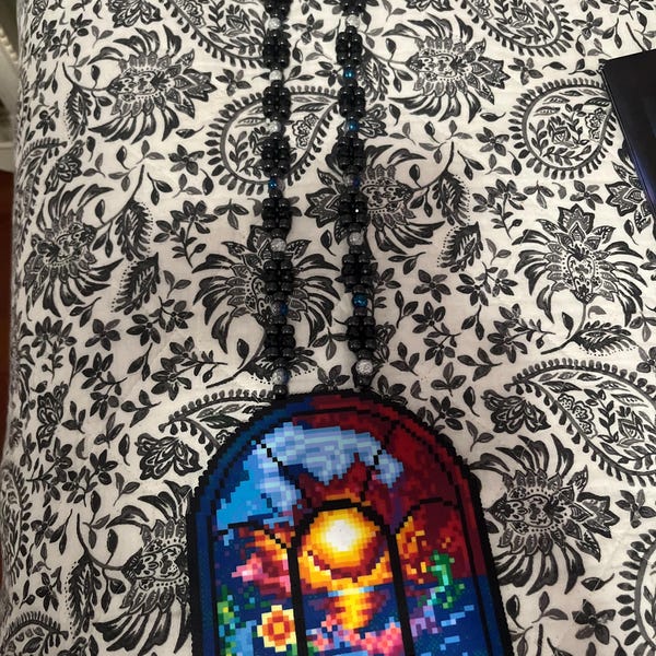 Indominus Rex Perler Necklace by Leaky Pixels • Indominus Rex Perler ...