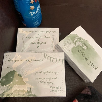 Lord of the Rings Wedding Invite Set // DIGITAL Custom LOTR - Etsy Canada
