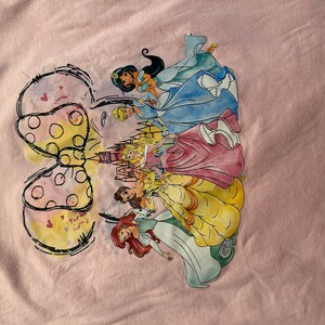 Fourth Birthday Princess Shirt, Disney Princess Birthday Shirt, Princess Birthday Shirt, Girls ...