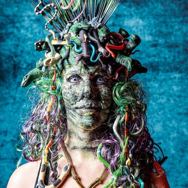 Snake Scales/reptile Forehead, Cheeks and Chin Prosthetic, SFX Makeup ...