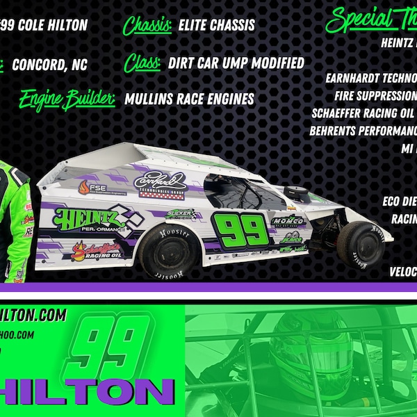 Custom Racing Hero Cards / 2 Sided Design for 5x7 Cards / Digital ...