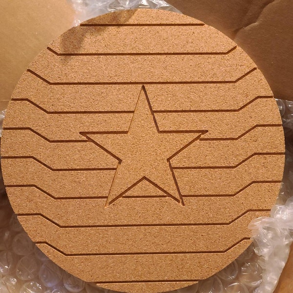 Captain America Shield Cork Board With Engraved Details. Captain ...