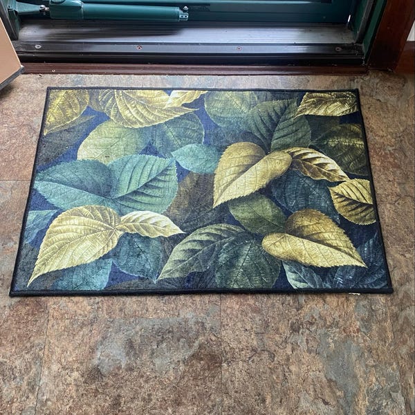 Old Tree Landscape Rugs, Tree Rug, Forest Rug, Green Rugs, Wall Hanging ...