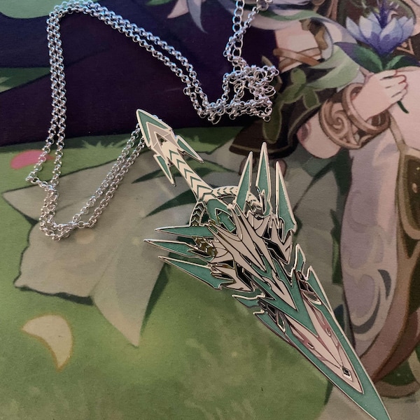 Pyra Mythra and Pneuma Metal Enamel Necklace Keychain or Pin From ...