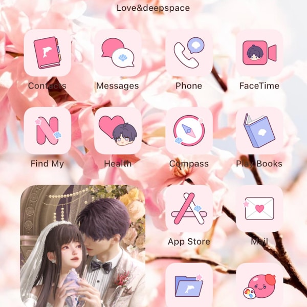 Sakura Kuma Icon Pack, Cute Icons, Pink Icon Set, Ios and Android App ...
