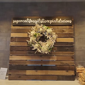 Custom Pallet Board Photo Display, Personalized Event Backdrop ...