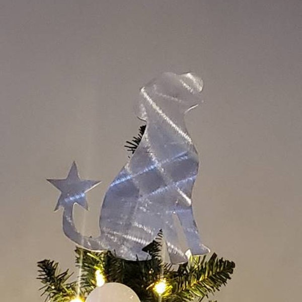 Labrador Retriever, Dog Tree Topper, Holiday Decoration, Aluminum ...