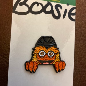 Peeping Gritty Pin - Philadelphia Flyers, Gritty - Etsy