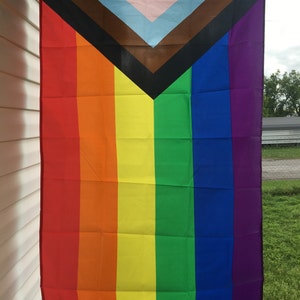 Progress Pride Flag 3x5ft - Etsy