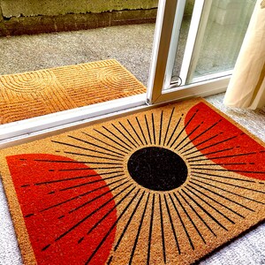 Doormat, Mid Century Modern, Welcome Mat Mid Century Modern, Midcentury ...