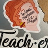 Ms. Frizzle Sticker the Magic School Bus Sticker Teacher Stickers ...