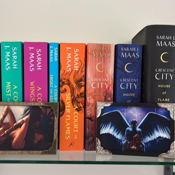 Chapter 55| Licensed ACOTAR Illustrated Bookshelf Sign Rhysand and Feyre - Etsy