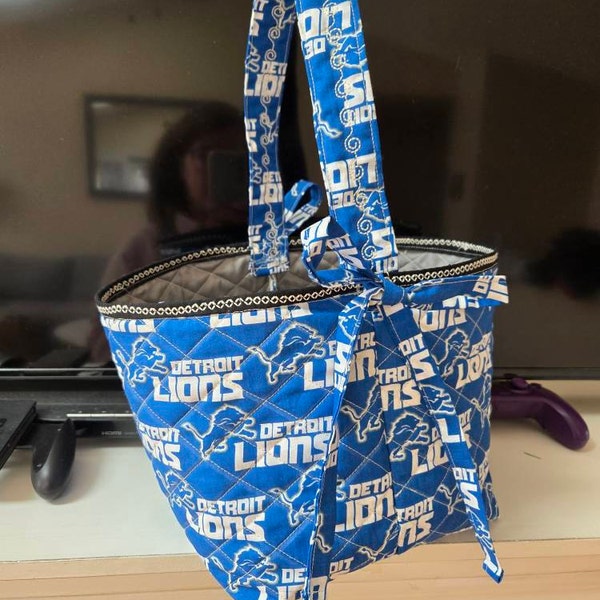 Detroit Lions Cotton Fabric 100% Cotton Ships in 1 Business Day Smaller ...