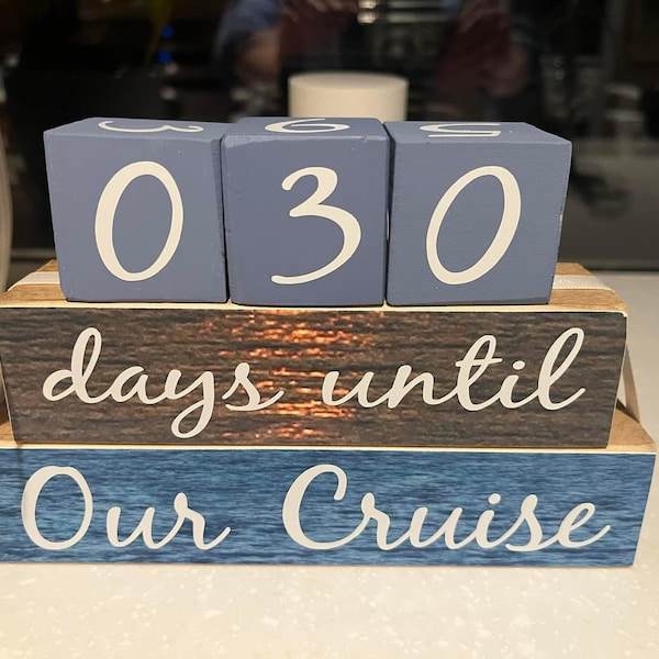 Cruise Vacation Countdown, Days Until, or Optional (weeks Until), Our ...