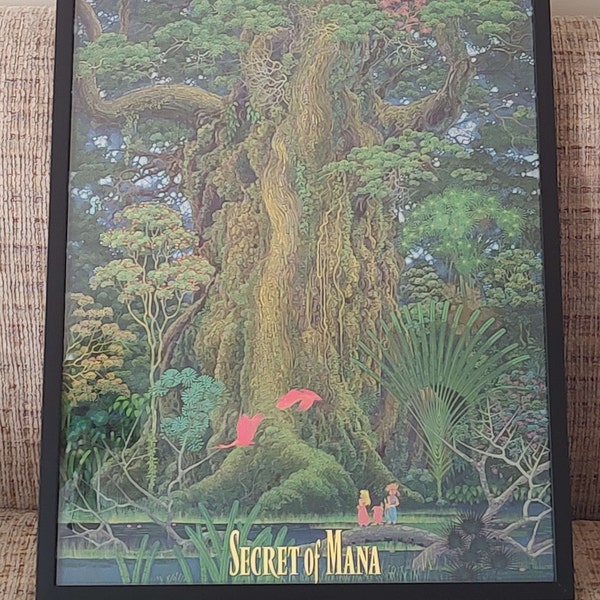 Secret of Mana, Mana Tree Print, A2, A1 or 500x700mm, HP Photo Print ...