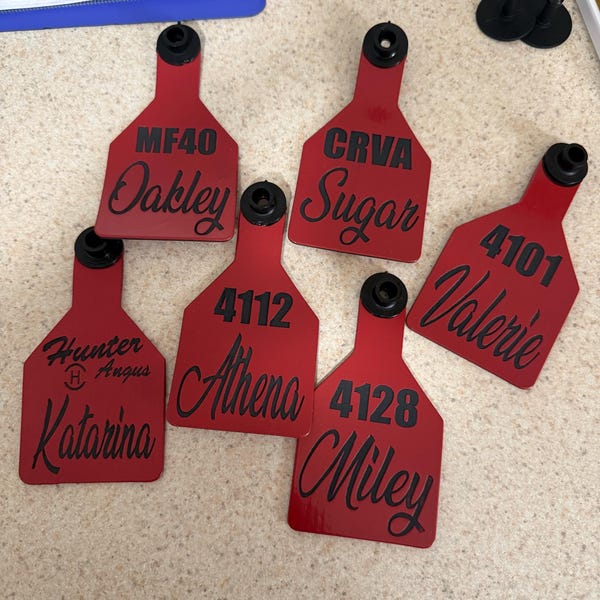 Goat Collar ID Tags - Etsy