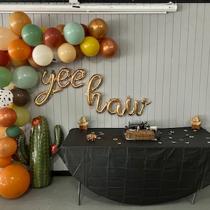 Wild West First Rodeo Birthday Party Decor for Boy Cowboy Balloon ...