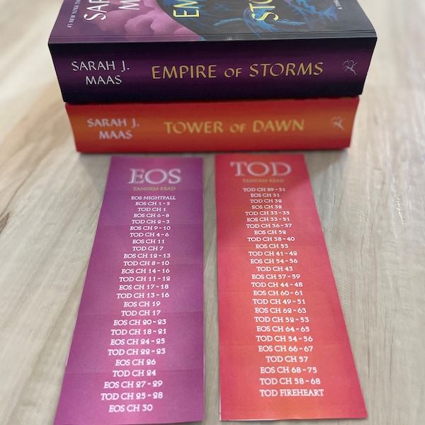 DIGITAL DOWNLOAD - Throne of Glass - Tandem Read Bookmarks - Set of 2 - Matches New Covers - Etsy