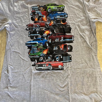 Cool UFO Alien Hot Rod Cartoon Color Isolated Vector - Etsy