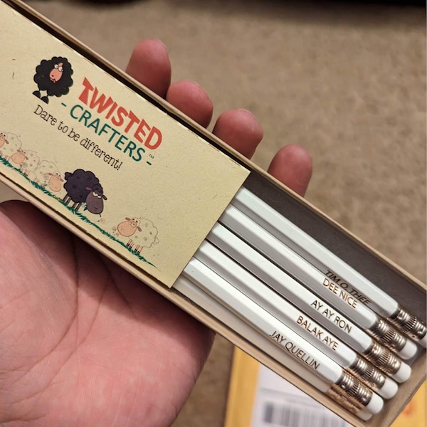Key & Peele Substitute Teacher Pencils: Mispronounced Names, Set of 6 ...