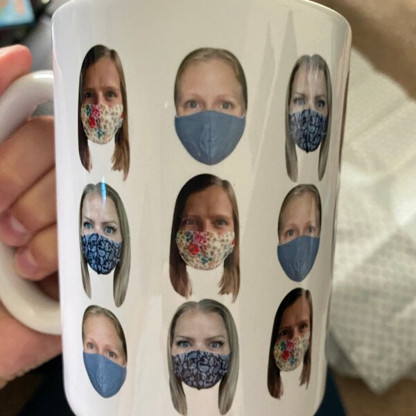Faces Mug, Custom Face Mug, Funny Photo Mug, Custom Mug, Personalized ...