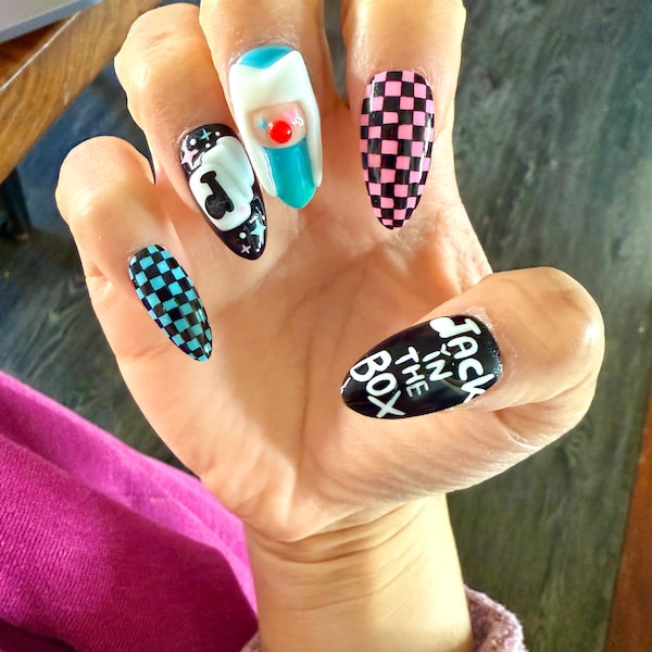 Eternal - NFC Tag Kpop Nails, BTS Inspired Press on Nails, We Are ...