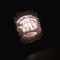 Welcome to Hogwarts.... Harry Potter Inspired Light up Shadow Box ...