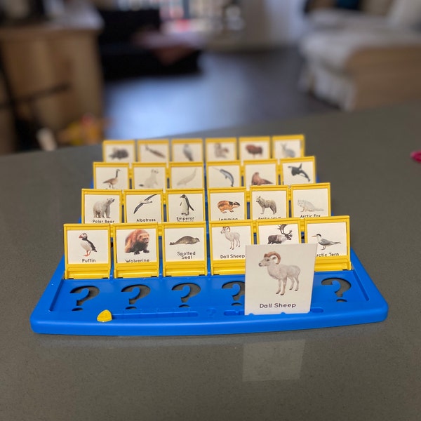 Guess Who Polar Life Insert Cards - Etsy