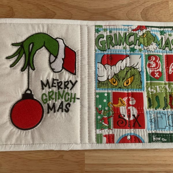 The Grinch Christmas Machine Embroidery Files 4x4 + 6x6 Hoop *INSTANT ...