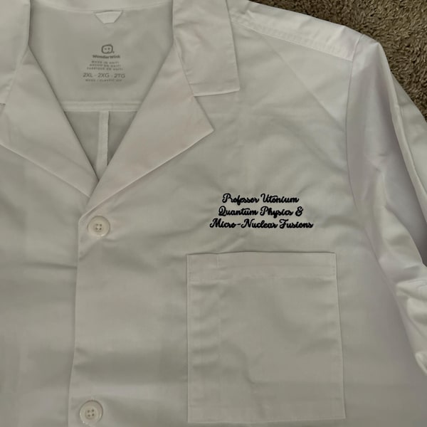 Custom Lab Coat, Embroidered Medical Lab Coat, Personalized Lab Coat ...