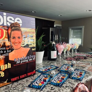 13 Going on 30 Custom Poise Magazine Cover - Etsy